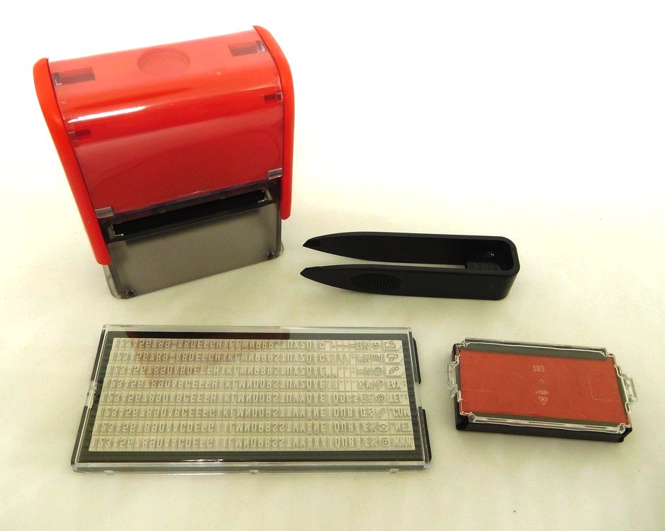 Cachet Tampon automatique TRODAT à composer et modifiable à volonté